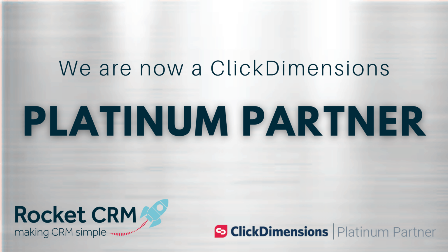 Microsoft Dynamics Partner Rocket Crm Recognised As Clickdimensions Platinum Partner
